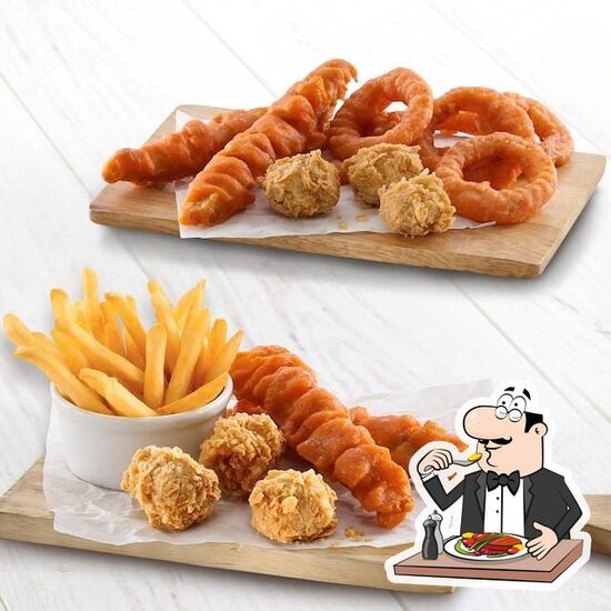 Menu at KFC cafe, Bandung, Jl. Ir. H. Juanda No.40-42