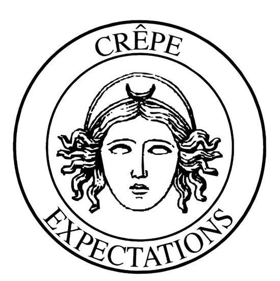 Menu at Crepe Expectations, Melbourne