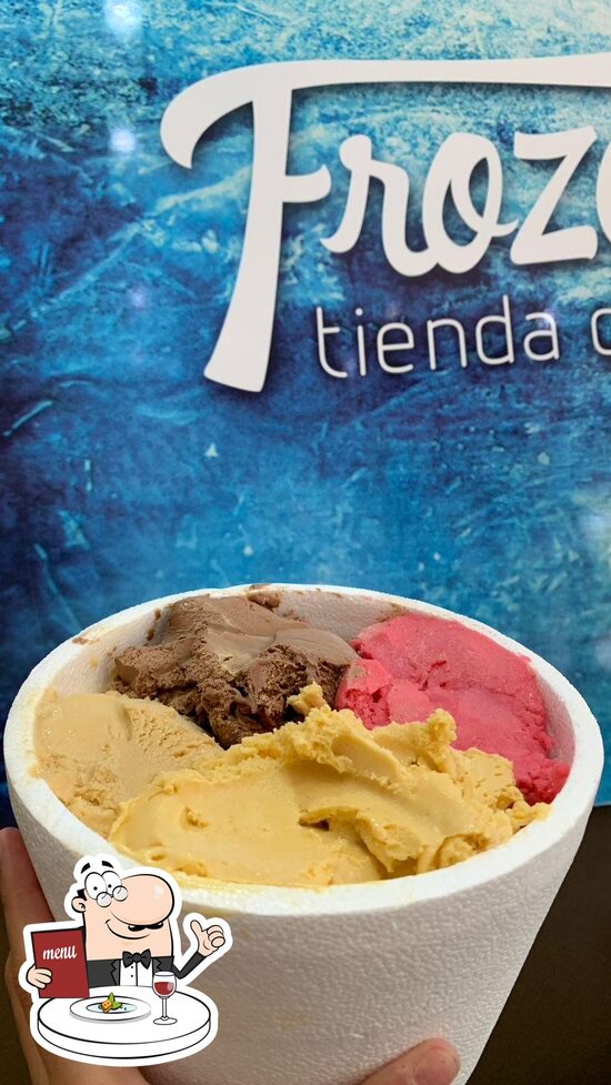 Carta de Frozen Tienda de Helados, San Miguel del Monte