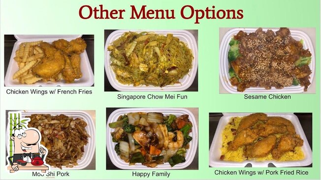 Menu at Ming Wah Chinese Restaurant, Waterbury