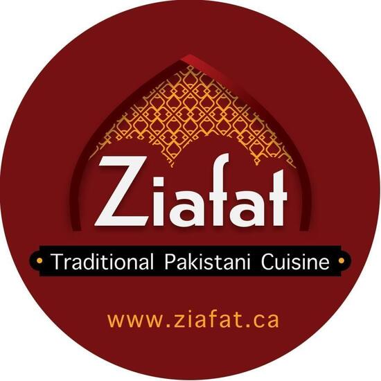 Menu at Ziafat restaurant, Mississauga