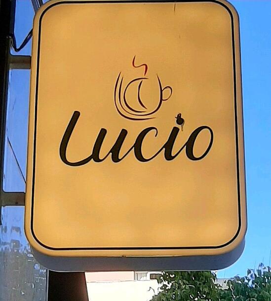 Menu at Lucio Coffee, Istanbul