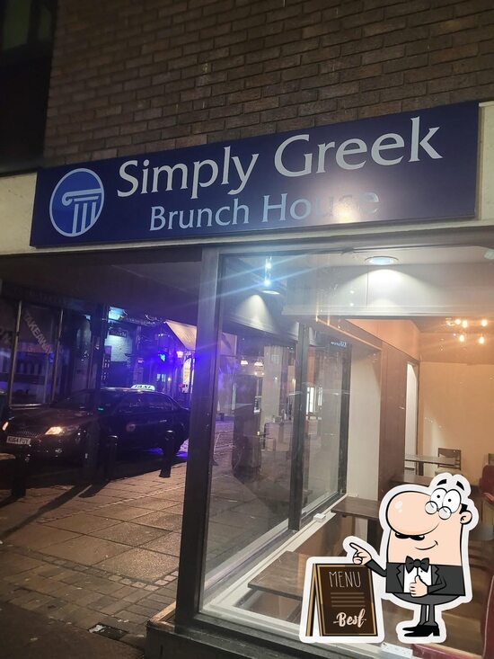 Menu at Simply Greek Brunch House restaurant, Newcastle upon Tyne