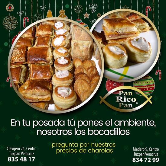 Carta de Pan Rico Pan, Tuxpan, Fco. I Madero