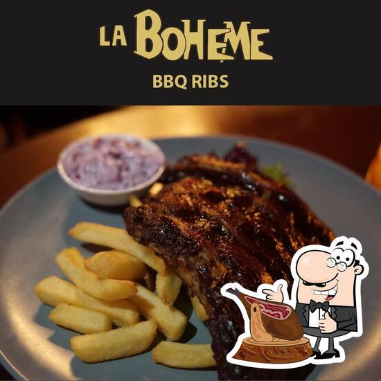 Menu at La Boheme pub & bar, Carlow