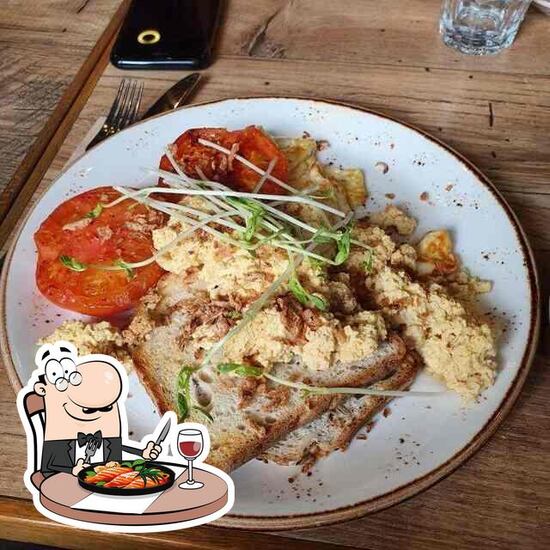 Menu at St. Brew cafe, Docklands