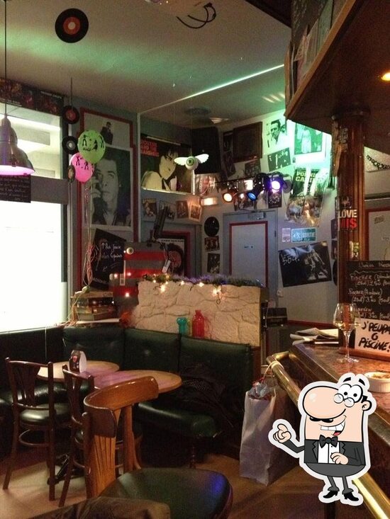 Menu at Les Copains d'Abord pub & bar, Mulhouse