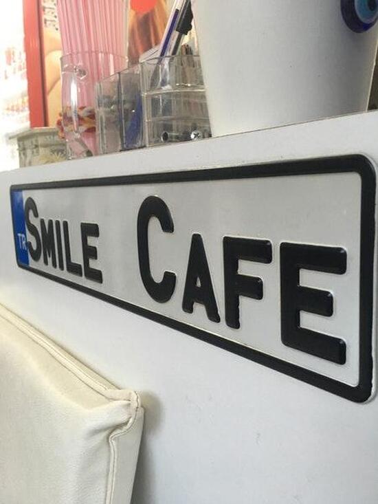 Menu at Smile Cafe, Datça