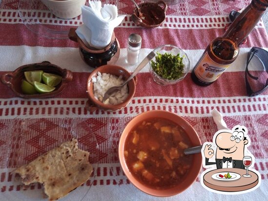 Menu at El Huarache restaurant, Atlixco