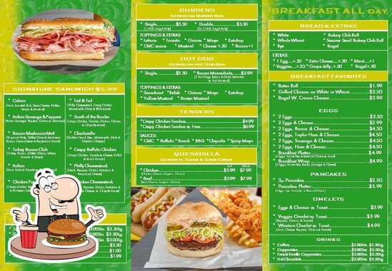 Menu at Cmc Deli, Bergenfield
