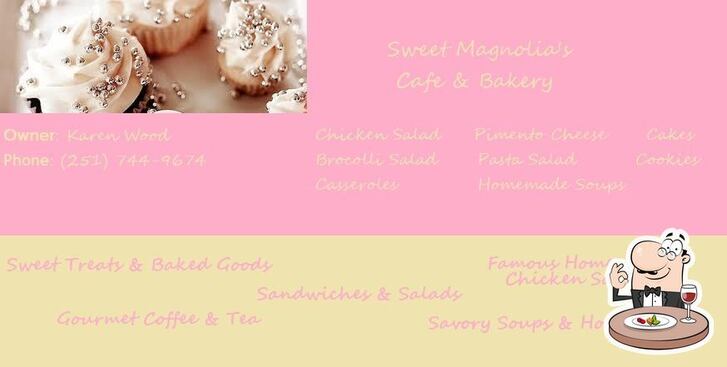 Menu at Sweet Magnolia's Cafe & Bakery, Gulf Shores