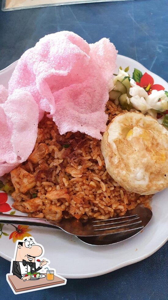 Menu at Nasi Goreng Upiak restaurant, South Jakarta