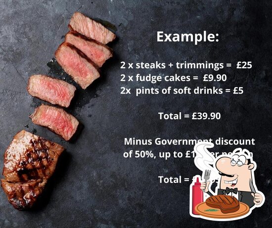 Menu at Blue Cow Inn pub & bar, South Witham, 29 High Street