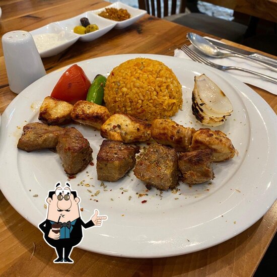 Menu at Konak restaurant, Leicester