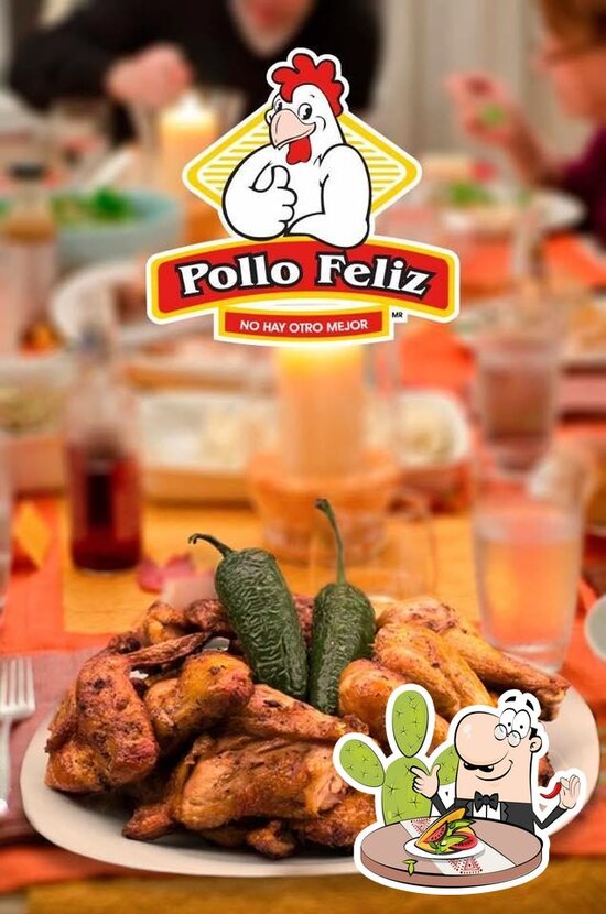 Menu at Pollo Feliz Happy Chiken restaurant, Ajijic