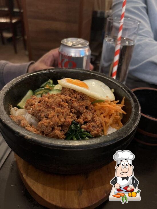 Menu at Daebak restaurant, London