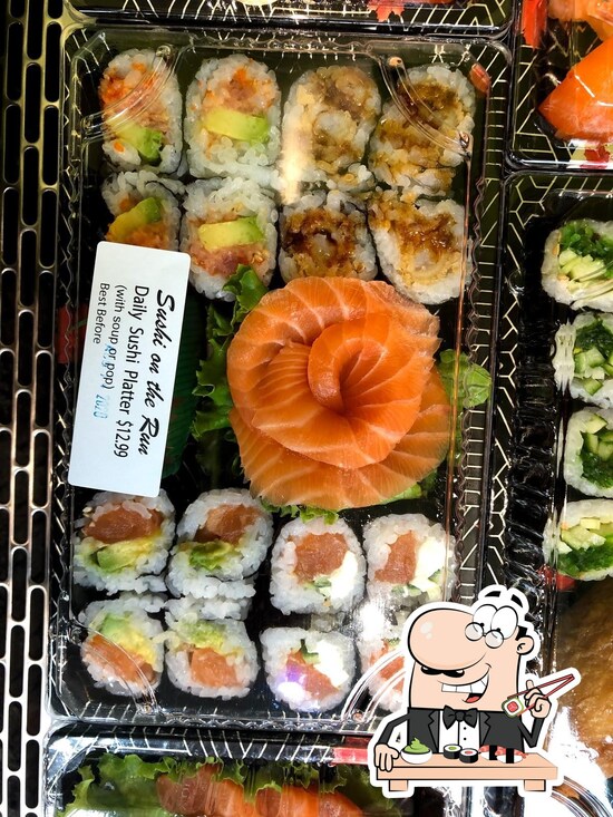 Menu at Sushi On The Run restaurant, Toronto, 444 Yonge St