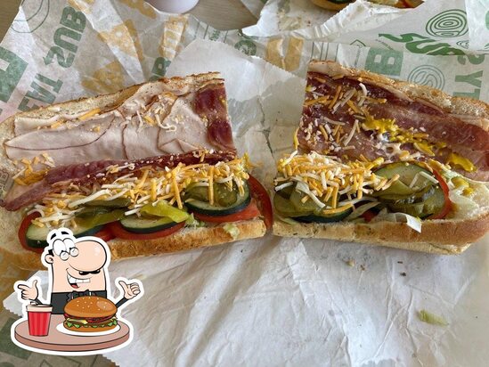 Menu at Subway fast food, Rio Vista, 660 CA-12