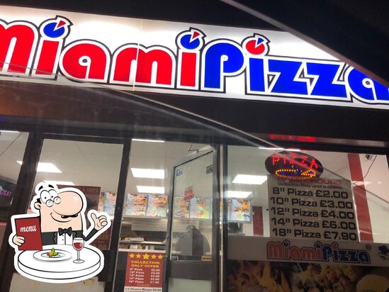Menu at Miami Pizza 2 pizzeria, North Shields