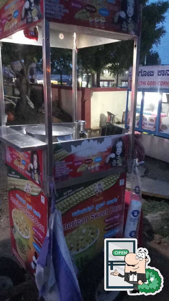 Menu at American sweet corn, Ilavala Hobli