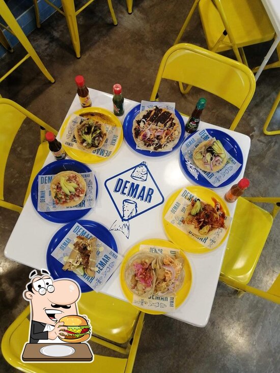 Menu at DEMAR Taco Fish restaurant, Guadalajara