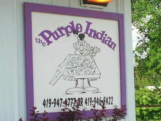 Menu at The Purple Indian pizzeria, Mount Gilead, 508 W Marion St