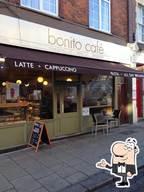 Menu at Bonito Cafe, Enfield