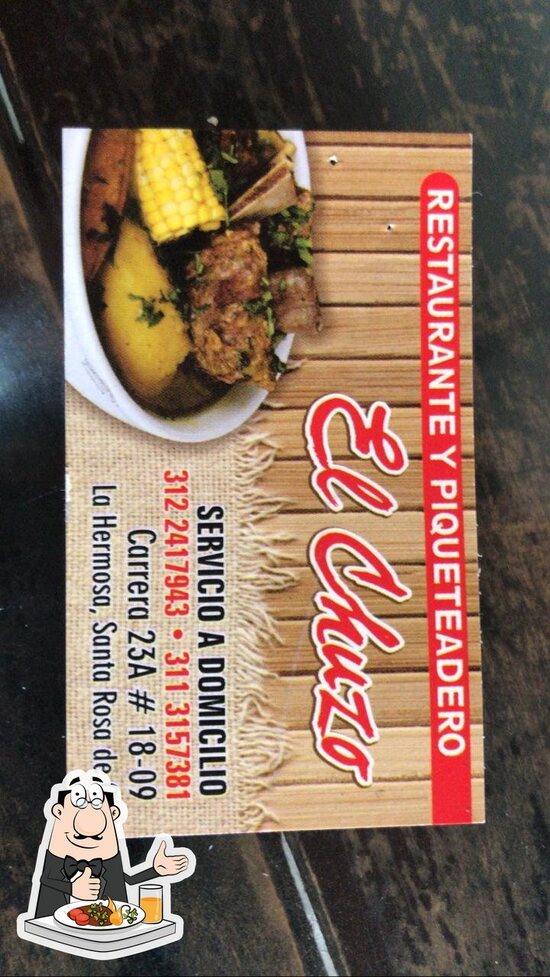 Menu at Restaurante El Chuzo, Santa Rosa de Cabal