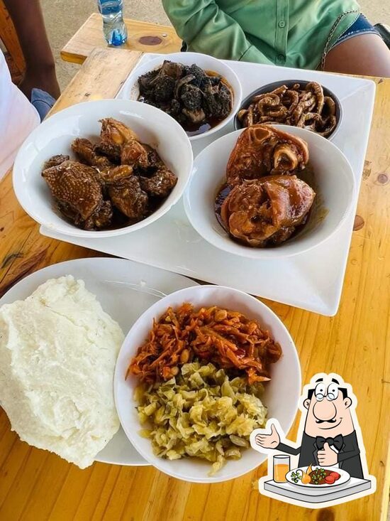 Menu at Malaza's Kitchen restaurant, Pretoria