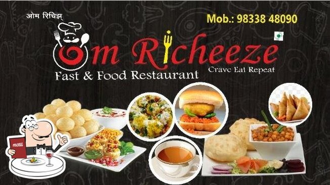 Menu at Om Richeeze, Dombivli