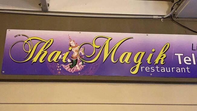 Menu at Thai Magik restaurant, Southport