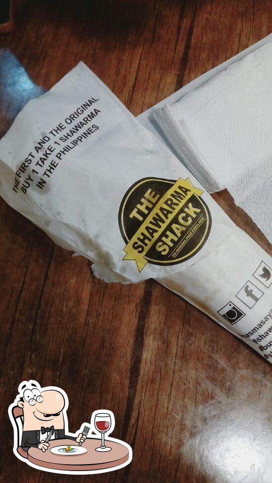 Menu at Leylam Shawarma restaurant, Legazpi City