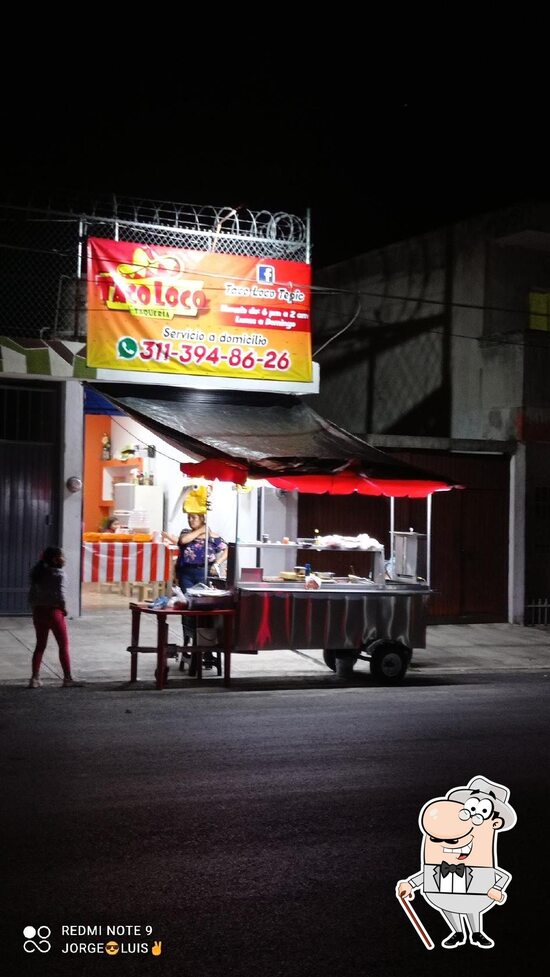 Menu at Taco loco Tepic restaurant, Tepic