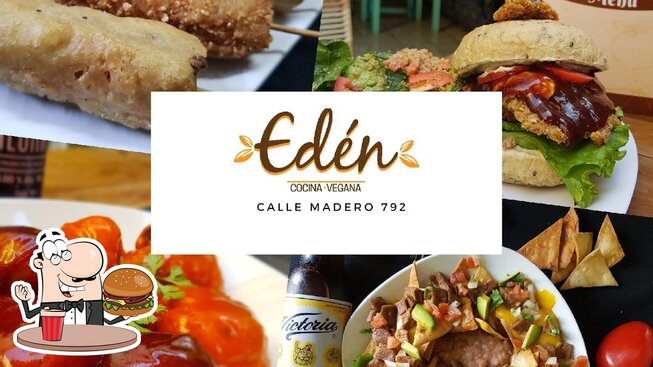 Menu at Edén restaurant, Guadalajara