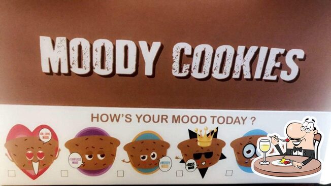 Menu at Moody Cookies cafe, Abu Dhabi