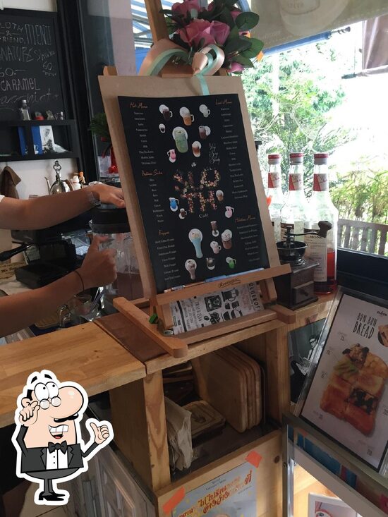 Menu at SLOTH CAFE, Bangkok