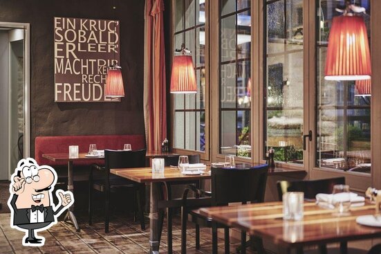 Menu at Taverne, Interlaken