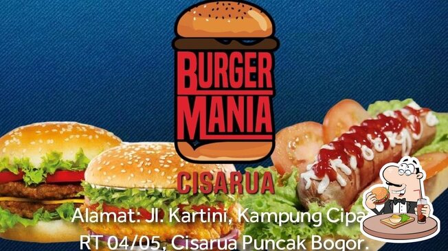 Menu at Burger Mania Cisarua restaurant, Cisarua