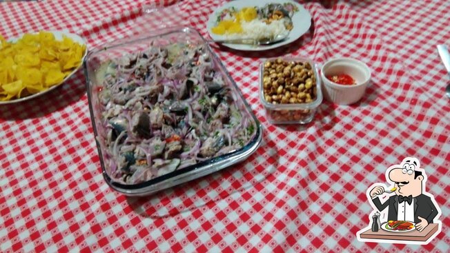 Menu at DyD cafe, Piura