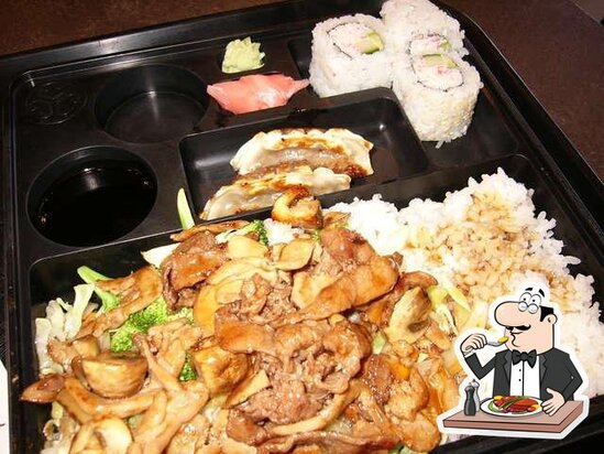 Menu at Edo Japan fast food, Strathmore