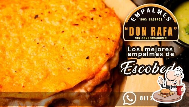 Carta del restaurante Empalmes Don Rafa, Ciudad General Escobedo