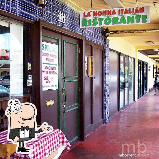 Menu at La Nonna Italian Restaurant, Miami
