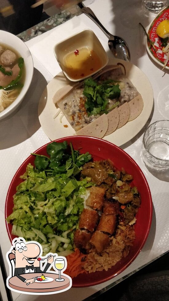 Menu at Pho 14 restaurant, Chessy