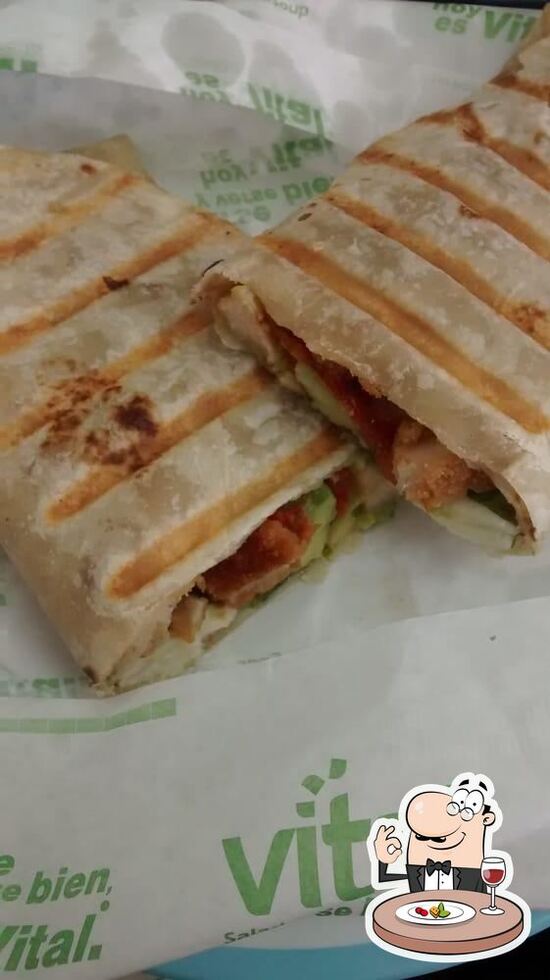 Menu at Vital Salads restaurant, Guadalajara