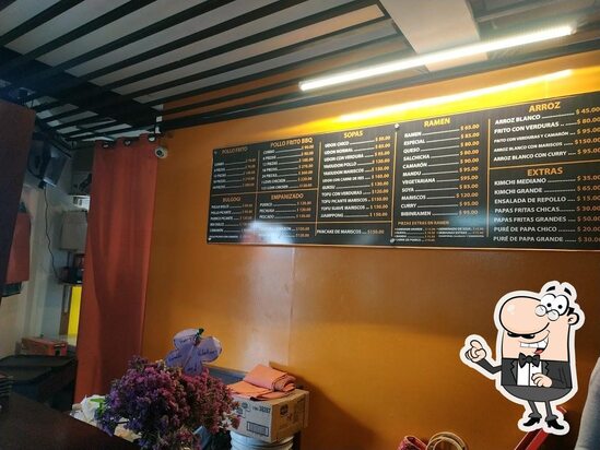 Carta del restaurante I Love Chicken, Ensenada
