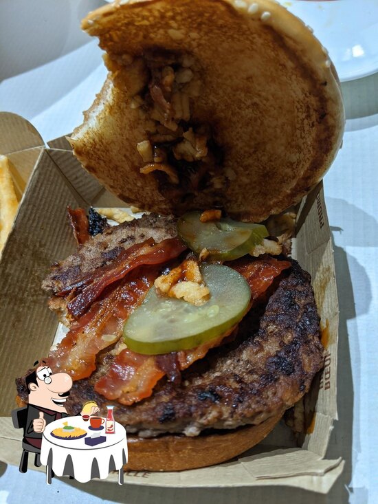 Menu at McDonald’s fast food, Maple Ridge, Lougheed Hwy.
