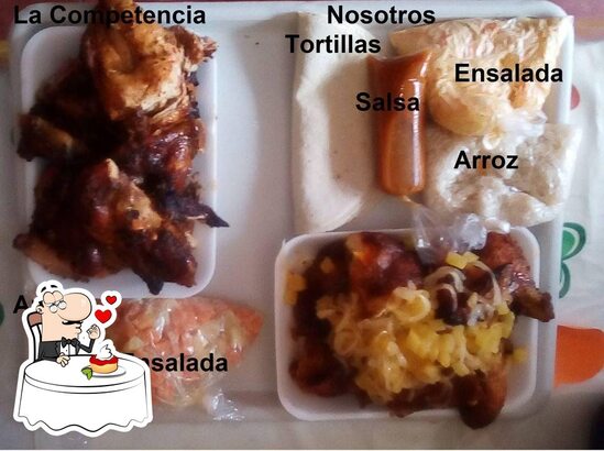Menu at El Pollito Pio Rosticeria restaurant, Villa de Etla