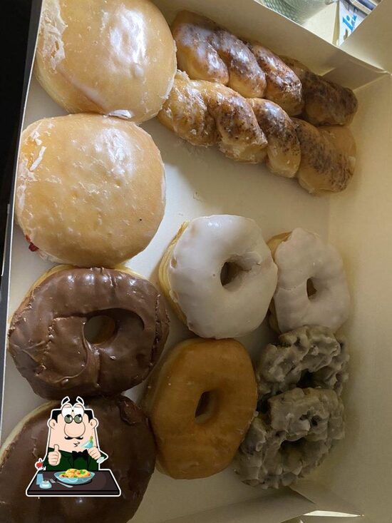 Menu at Kay's Donuts restaurant, Springtown