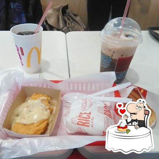 Menu at McDonald's restaurant, Mabalacat, 391 MacArthur Hwy
