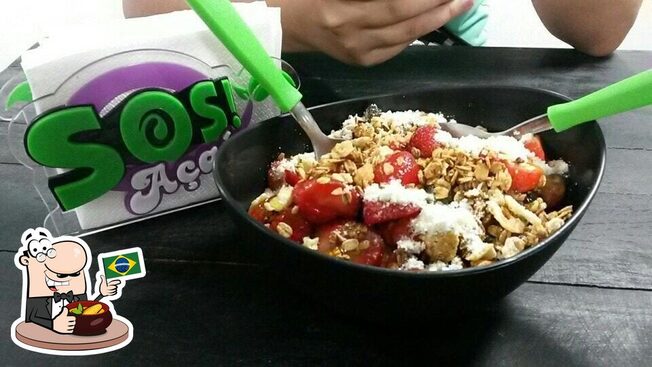 Menu at SOS Açaí pub & bar, Sobral